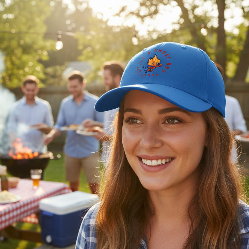 Sizzle & Smoke BBQ - Fitted Hat